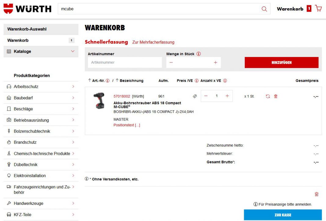 Kann Man Bei Wurth Als Privatperson Einkaufen